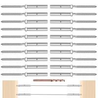 China T316 Stainless Steel Cable Railing Hardware with 3/16-inch Stainless Steel Cables Lag Screw and Customizable Packing for sale