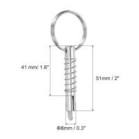 China 316 Stainless Steel Quick Release Ball Lock Pin for High Precision and Durable Applications for sale