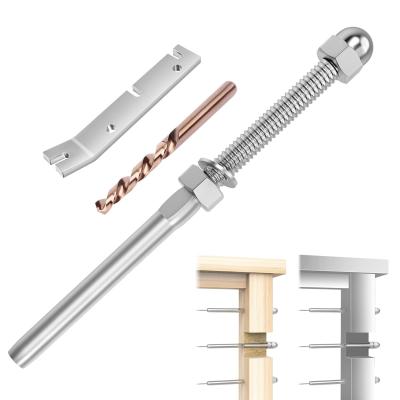 China Polished Stainless Steel Swage Studs Kit with Long Service Life and Corrosion Resistance for Cable Railing for sale
