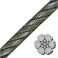 China 35*k7 32mm High Strength Galvanized Steel Wire Rope for Oil & Gas Hoist and Crane Applications for sale
