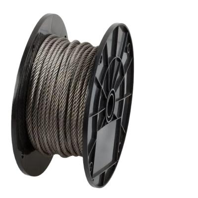 China Honghao 6x26 6x36 IWRC Galvanized Steel Wire Rope with 1960N/mm2 Tensile Strength for Lifting and Construction for sale