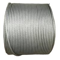 China High Carbon Galvanized Steel Wire Rope 6x37+FC IWRC in 8mm 12mm 20mm 32mm Sizes for Hanging Lamp and Pergola for sale