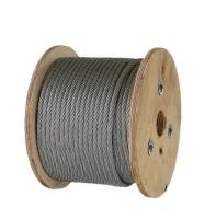 China 7x19 Construction Hot Dipped Galvanized Steel Wire Rope with 1570Mpa Breaking Load for Lifting and Rigging for sale