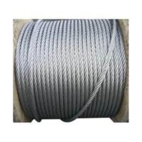 China Galvanized High Tensile Steel Wire Rope with 7x19 Construction and 1570MPA Tensile Strength for Various Applications for sale