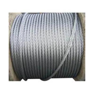 China Galvanized High Tensile Steel Wire Rope with 7x19 Construction and 1570MPA Tensile Strength for Various Applications for sale