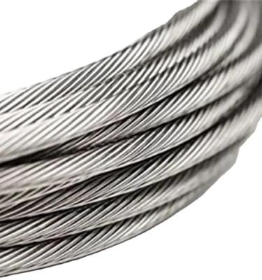 China 1x19 Construction Galvanized Steel Wire Rope with 1570-1770MPa Tensile Strength and 0.3mm-40mm Wire Gauge for sale