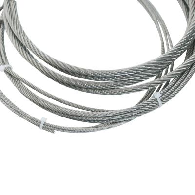 China Hot DIP 6X7+FC 6X7+IWS 8mm Galvanized Wire Rope for Construction and Industrial Use for sale