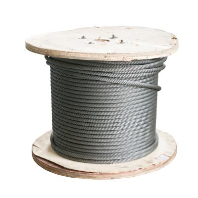 China 7x7 Construction Carbon Steel Aircraft Cable 1/16