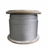 China 6x7FC Construction Stainless Steel 316 Wire Rope with 1770MPA Tensile Strength and Electro Galvanized Surface for sale