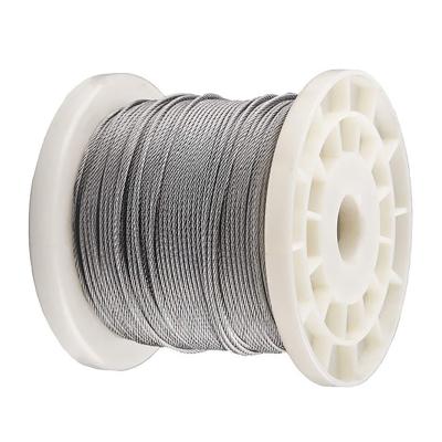 China 1.6mm Diameter Carbon Steel Aircraft Cable with High Breaking Force for Crane Applications for sale