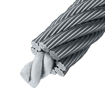 China DIN Standard 6x19S+IWR Galvanized Steel Wire Rope with 15-21 Days Delivery and Cutting Service for sale