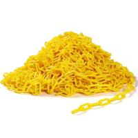 China 200Ft PE Material Plastic Chain with Customizable Size for Roadway Safety Barrier for sale