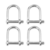 China High Quality Good Price Stainless Steel Dee Shackle for Lifting for sale