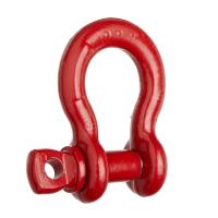 China G80 Rigging Hardware Quenched Forged Super Alloy Steel Bow Shackle for sale