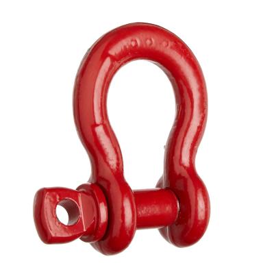 China G80 Rigging Hardware Quenched Forged Super Alloy Steel Bow Shackle for sale