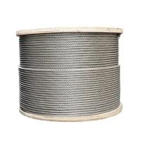 China 18xK7+WSC Hoist Steel Wire Rope Cable Cord for Travelling Cantilever Crane for sale