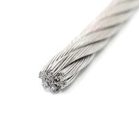 China Selling Factory 304 Fine 7x19 Stainless Steel Wire 316 Stainless Steel Wire Rope for sale