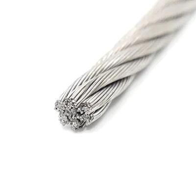 China Selling Factory 304 Fine 7x19 Stainless Steel Wire 316 Stainless Steel Wire Rope for sale
