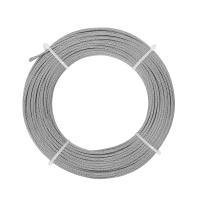 China T316 Stainless Steel Cable 7x7 Strand Heavy Duty Wire Rope 1800 LBS Breaking Strength for Indoor & Outdoor for sale
