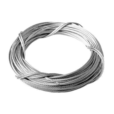 China 7X7 Stainless Steel Wire Rope AISI 316 Steel Wire Rope Cable for Construction for sale