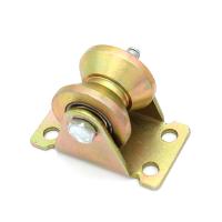 China Great Quality High V-Groove Sliding Gate Roller Garage Door Nylon Rollers Wheel for sale