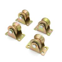 China Great Quality High V-Groove Sliding Gate Roller Garage Door Nylon Rollers Wheel for sale