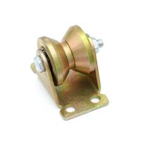 China V Type Groove Wheel Yellow Zinc-Plated V -Groove Wheel Sliding Gate Wheels for sale