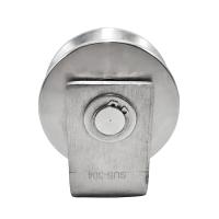 China Industrial Caster Modern Stainless Steel Wheel Bracket for Sliding Gates for sale