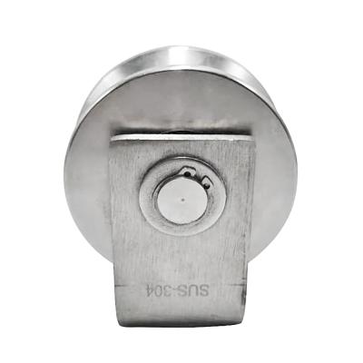 China Industrial Caster Modern Stainless Steel Wheel Bracket for Sliding Gates for sale