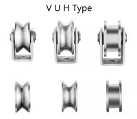 China Industrial Caster Modern Stainless Steel Wheel Bracket for Sliding Gates for sale
