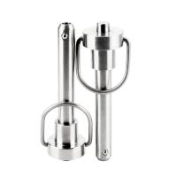 China Stainless Steel Ring Handle Locking Pin Ball Lock Pins Quick Release Pin with Button for sale