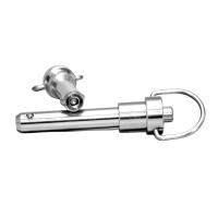 China Stainless Steel Ring Handle Locking Pin Ball Lock Pins Quick Release Pin with Button for sale