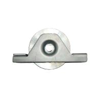 China Hot and Popular Carbon Steel Sliding Double Roller Wheel Pulley Groove U/V/Y Type Sliding Gate Wheels for Rigging for sale