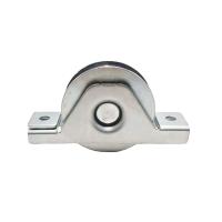 China Hot and Popular Carbon Steel Sliding Double Roller Wheel Pulley Groove U/V/Y Type Sliding Gate Wheels for Rigging for sale
