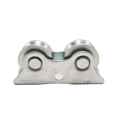 China Wholesale Rigging Accessories Carbon Steel Heavy Duty Villa Patio Wheel with Grooves for sale