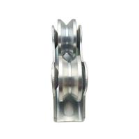 China Wholesale Rigging Accessories Carbon Steel Heavy Duty Villa Patio Wheel with Grooves for sale