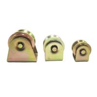 China Heavy Duty Double-Bearing Pulley Wheel Single Bearing Rail Pulley with Zinc Plated for sale