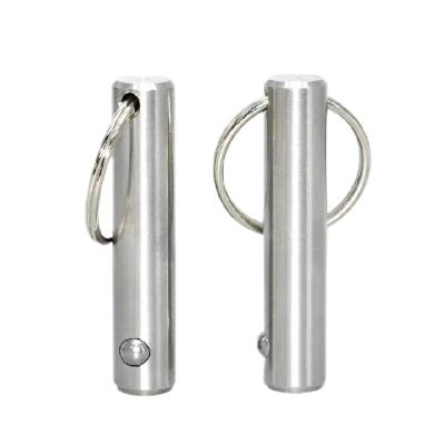 China Precision Stainless Steel Quick Release Ball Lock Pin with Safety Ring for sale