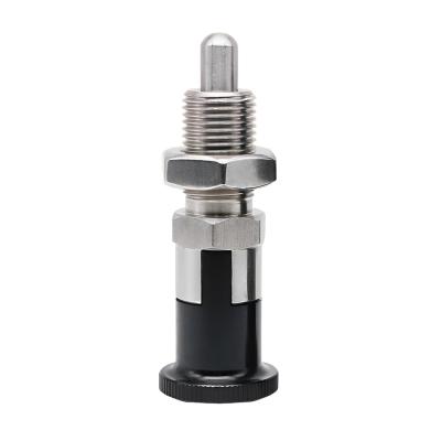 China Stainless Steel Self-Locking Knob Plunger with Spring Loaded Locking Pin and Reset Spring Index Plunger for sale