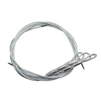 China Stainless Steel Wire Rope Ferrules Sling with Eyes Terminal for Construction Cold Heading Steel Bending AiSi Standard for sale