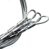 China Heavy Duty Thimble Spliced Wire Rope Sling Nominal Strength Wire Rope Sling for Lifting for sale