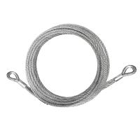 China Stainless Steel Wire Rope Sling Eye and Eye Wire Rope Sling Mechanically Spliced Rigging Lifting Sling for sale