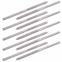 China T316 Stainless Steel Right&Left Handed Thread Swage Lag Screws for Wood Posts of 1/8