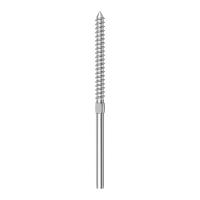 China T316 Stainless Steel Right & Left Handed Thread Swage Lag Screws for Wood Post of 1/8