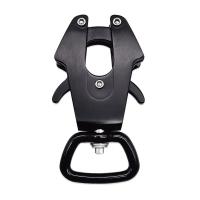 China Aluminium Buckles for Dog Leash Pet Release Buckle Frog Clip Pet Snap Hook Frog Carabiner for sale