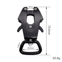 China Aluminium Buckles for Dog Leash Pet Release Buckle Frog Clip Pet Snap Hook Frog Carabiner for sale