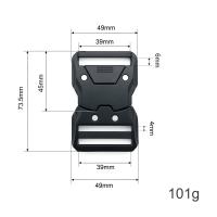 China High Quality Metal Quick Release Buckle Carabiner  Custom Fashion Buckle Belt Carabiner for sale