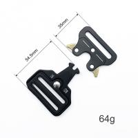 China Breaking Strength Steel Quick Release Buckle Hook for 40mm Webbing Strap for sale