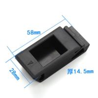 China Black Hasp Lock Latch Metal Buckle With Lock for sale