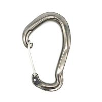 China Multifunctional Heavy Duty Custom 7075 Aluminum Carabiner Shape Logo 12kN Hardware Hook for sale